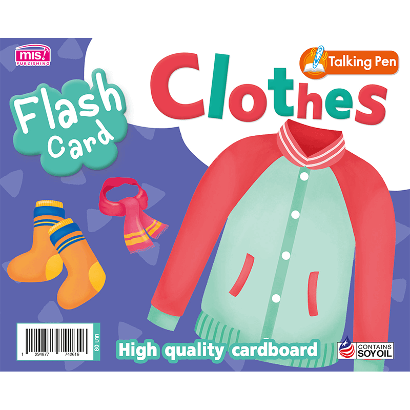Flash Cards : Clothes เครื่องแต่งกาย - ร้าน Attorney285 จำหน่ายหนังสือ ...